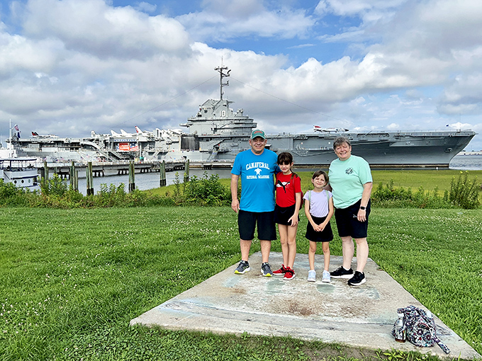 The ultimate "I was here" photo spot – where families create memories against a backdrop that once created history in the Pacific.