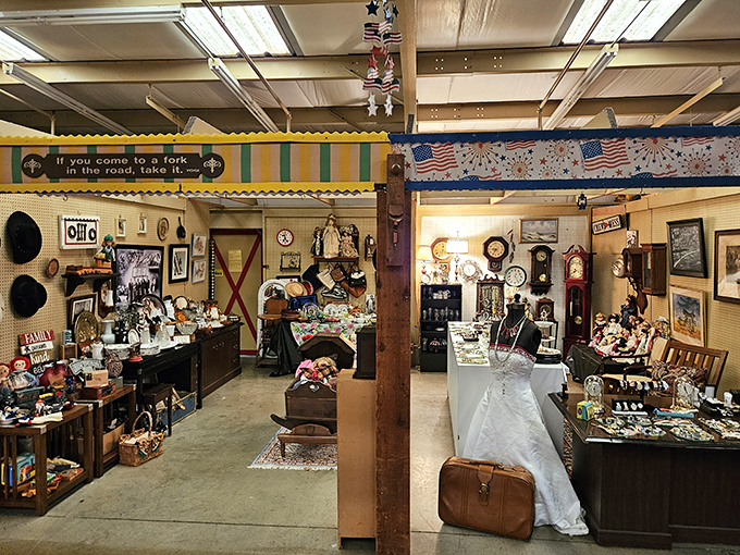 This isn't just an antique booth&mdash;it's a time capsule with price tags, where Ohio's past waits patiently for new caretakers.