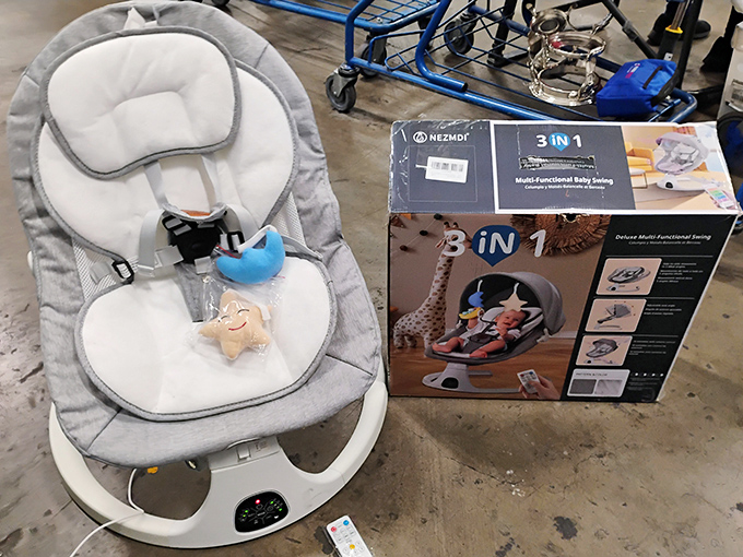 Today's parents know&mdash;baby gear is expensive! This barely-used swing might be the best twenty bucks a sleep-deprived mom ever spent.