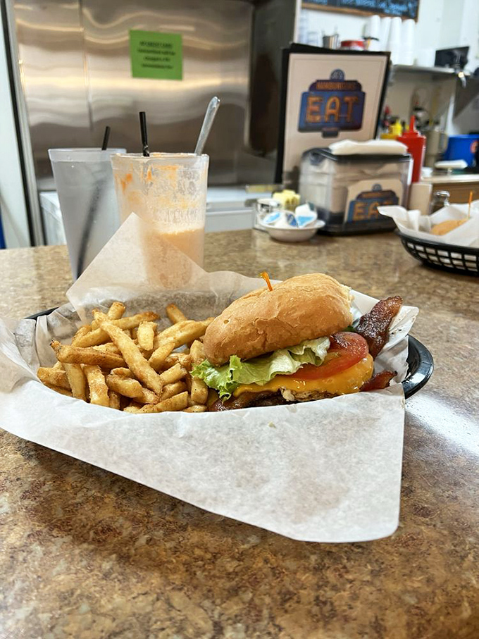 When a burger, fries, and soda come together this perfectly, you understand why some dining experiences never need updating.