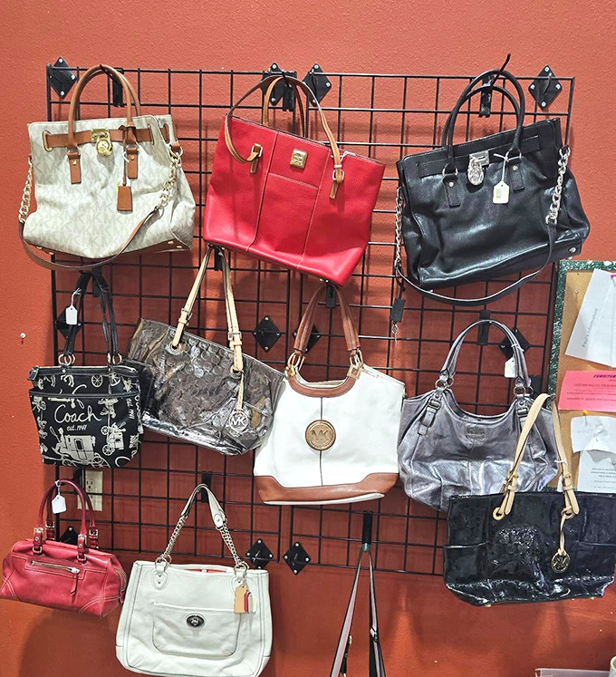 Designer purses without designer prices&mdash;these bags once carried someone's treasures and now wait to carry yours, with style points included at no extra charge.