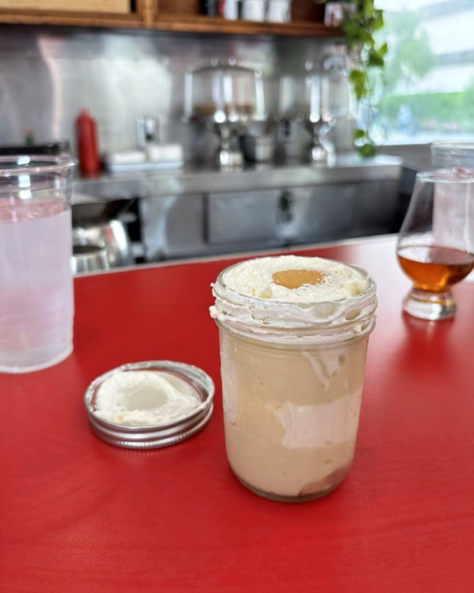 Mason jar banana pudding that grandma would approve of. Creamy, dreamy comfort in a glass that whispers sweet nothings to your taste buds.