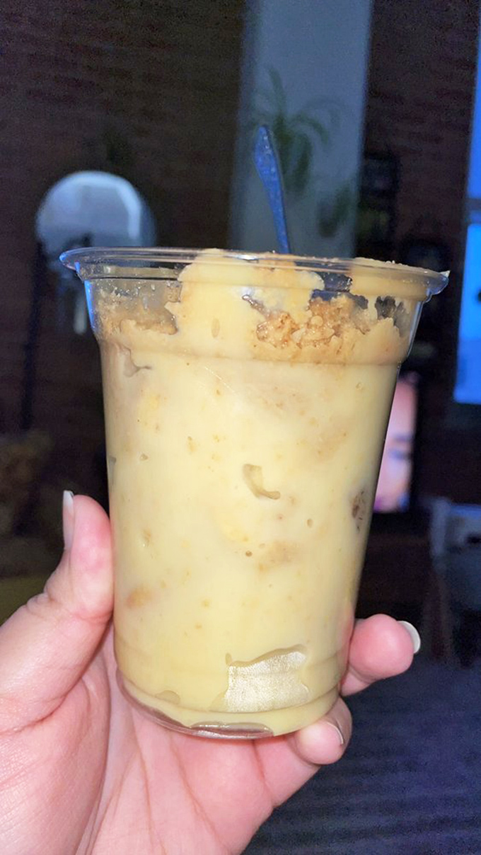 Banana pudding that would make your grandmother both jealous and proud. Creamy, dreamy comfort in a cup that's worth saving room for.