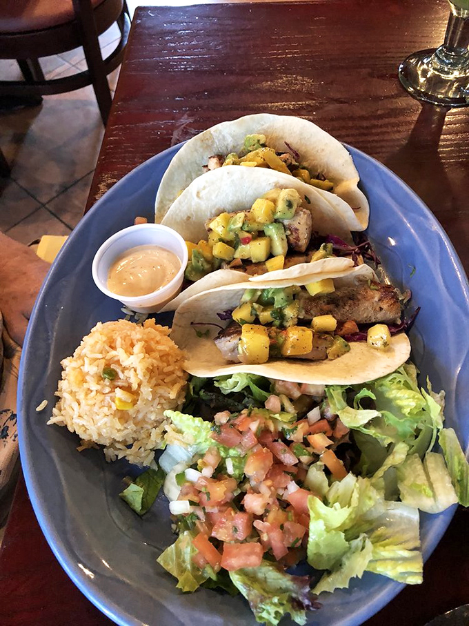 Fish tacos done right&mdash;simple, fresh, and uncluttered with unnecessary frills. Just quality ingredients letting their natural flavors do the talking.