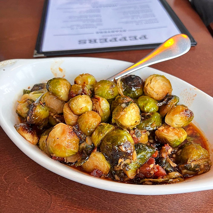 Brussels sprouts that could convert even the most dedicated vegetable skeptics&mdash;caramelized, savory, and absolutely nothing like what your mother made you eat.