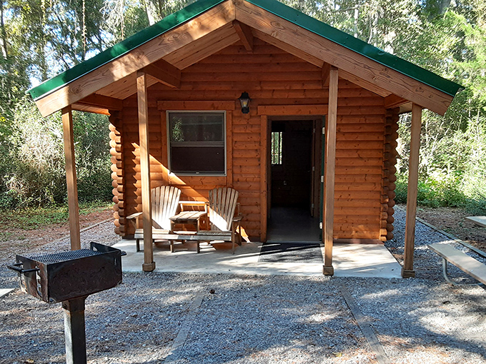 A rustic cabin that promises to disconnect you from Wi-Fi while reconnecting you to what actually matters &ndash; like naps.