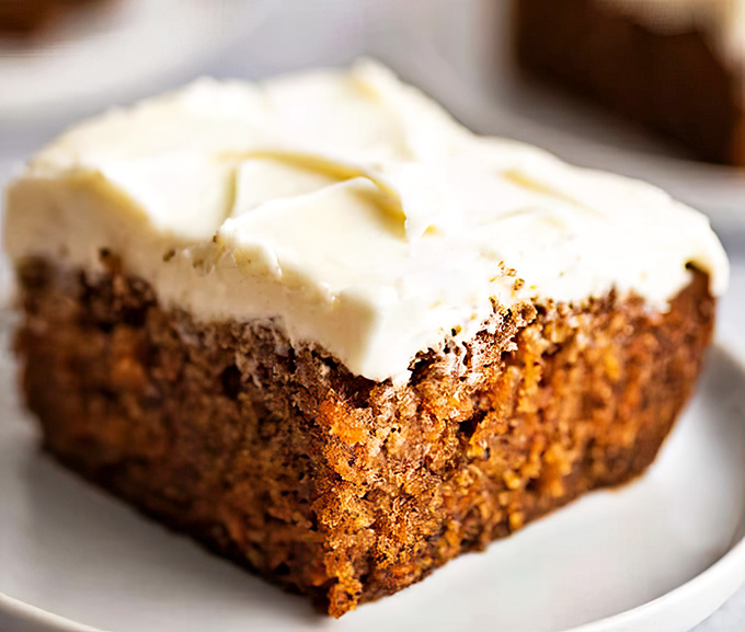 Carrot cake with cream cheese frosting&mdash;because after conquering the sea, you deserve a sweet victory lap.