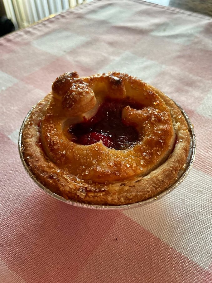 That cherry tart is giving serious "grandma's secret recipe" vibes &ndash; the kind that starts family feuds at reunions.