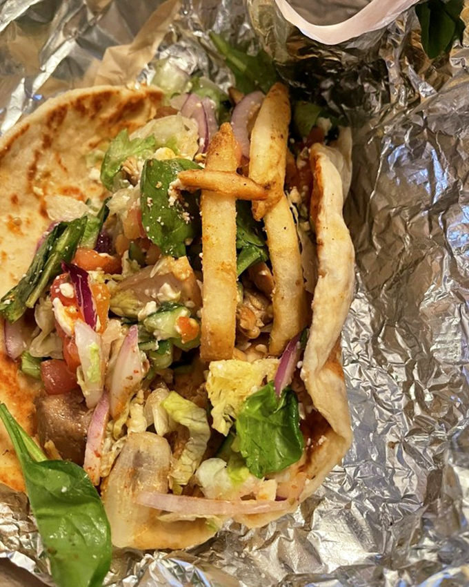 When they say "wrapped with love," this is what they mean&mdash;a perfect marriage of tender chicken, fresh vegetables, and that sauce you'll dream about later.