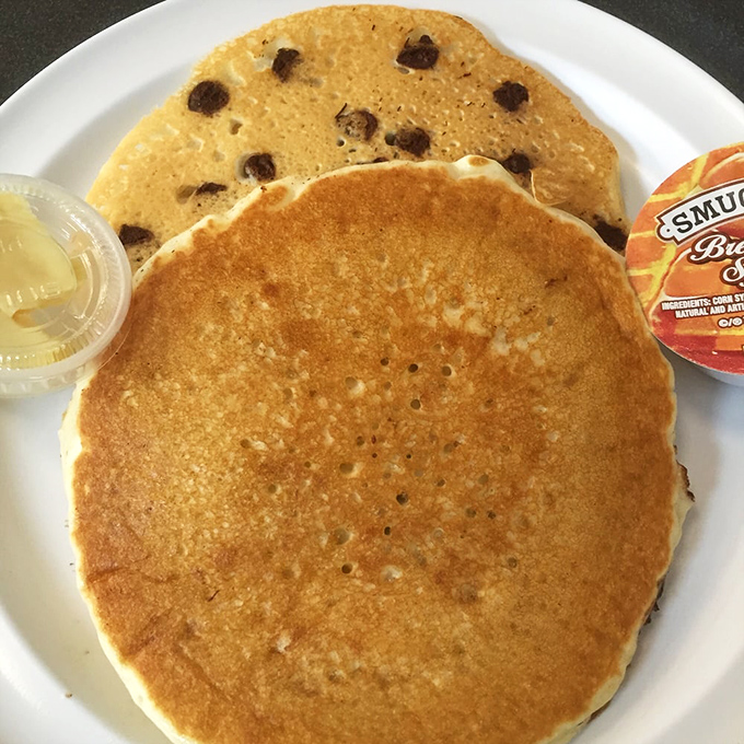 Pancakes with the perfect golden-brown exterior that would make other breakfast spots weep with jealousy.
