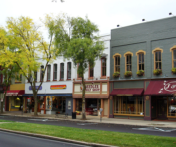 Wellsboro's charming storefronts invite window shopping with their colorful awnings and flower boxes. Norman Rockwell couldn't have painted it better himself.
