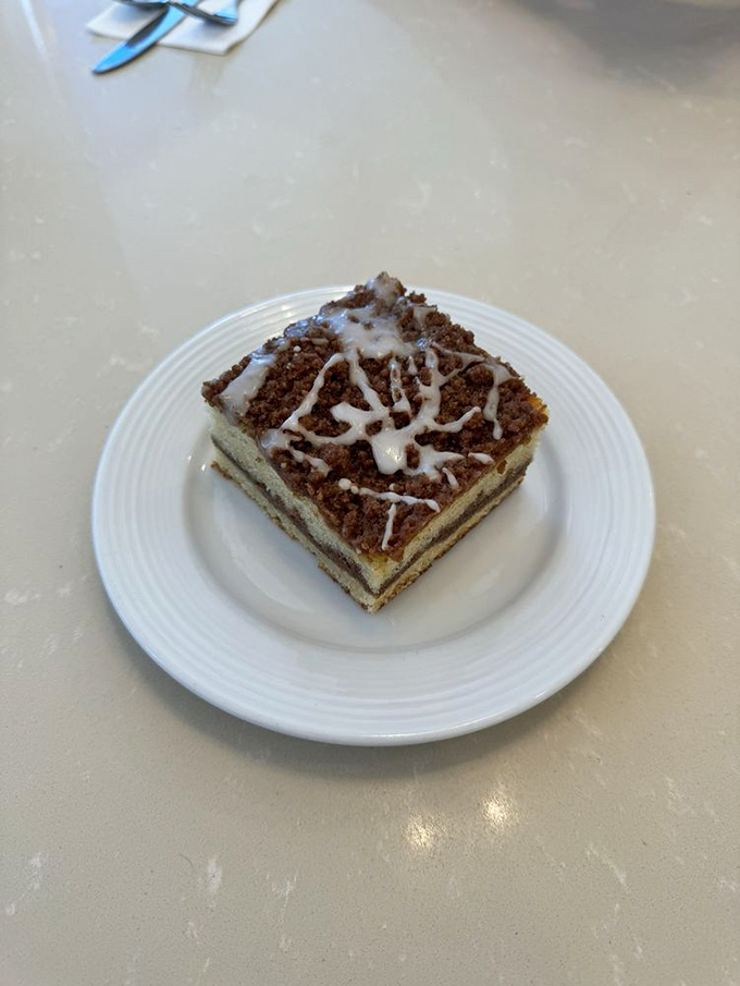 Coffee cake that makes you reconsider your relationship with dessert. The perfect excuse to eat cake before noon.