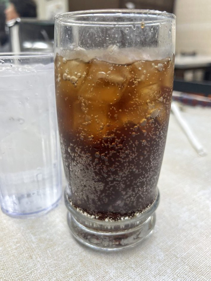 A simple cola in a simple glass. In an age of craft everything, there's something rebelliously refreshing about straightforward refreshment. 