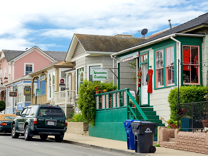 These colorful cottages line the streets like a real estate version of Candy Crush—each one more charming than the last.