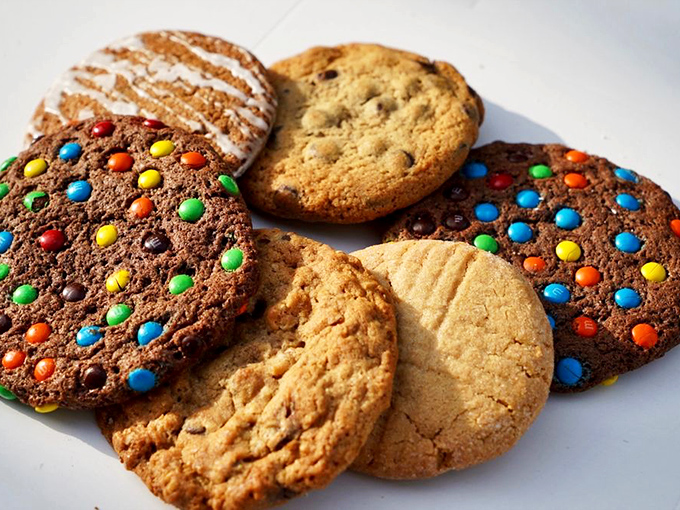 These cookies aren't just dessert&mdash;they're the encore after an already stellar performance. The M&M-studded chocolate chip deserves its own standing ovation.