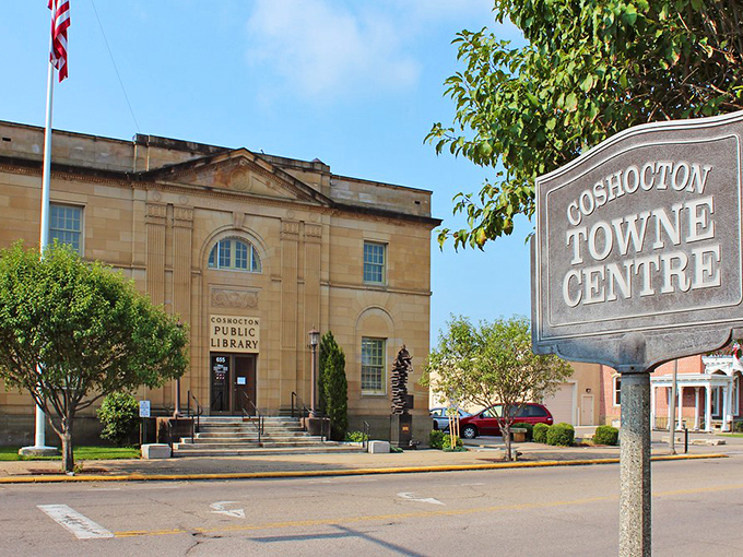 The Coshocton County Library proves that the most beautiful architecture often houses the most beautiful words.