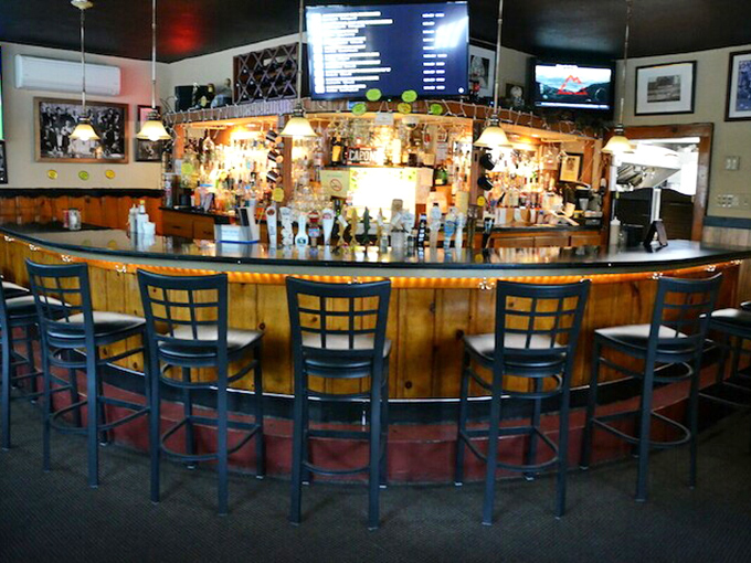 The circular bar&mdash;where strangers become friends, bartenders become therapists, and the perfect vantage point to watch Wisconsin sports with passionate locals.