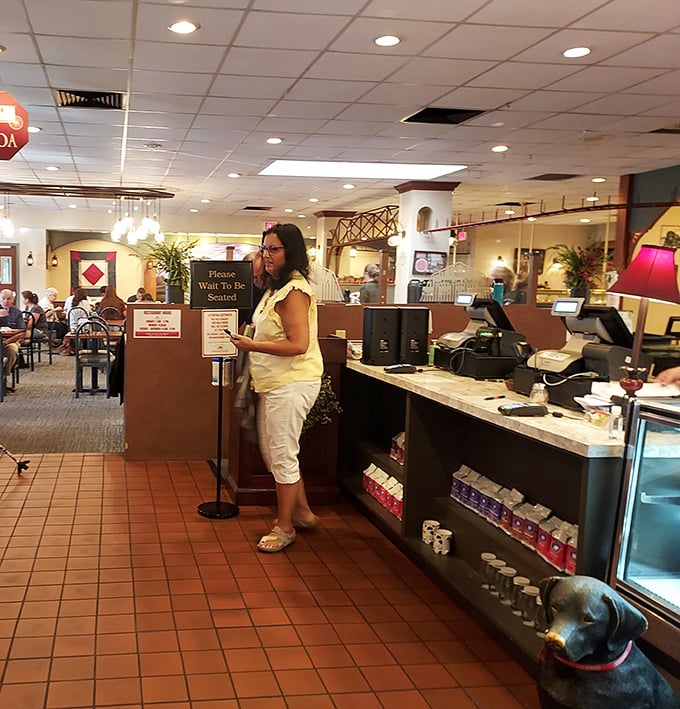 The warm welcome starts here, where hungry guests are greeted with efficiency and that genuine country hospitality you can't fake.