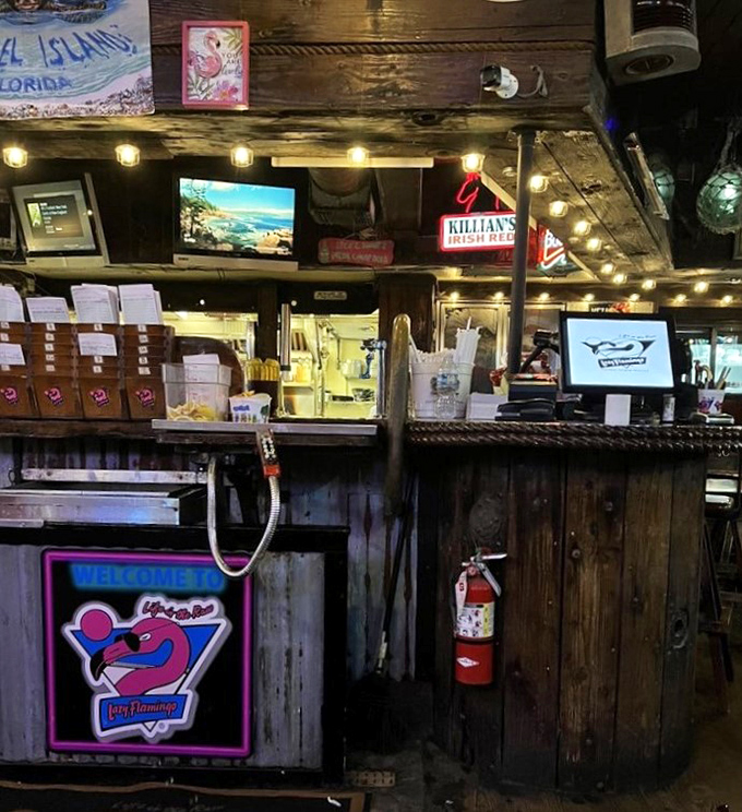 The heart of the operation. This welcoming counter is where food dreams begin and cold beverages find their way to thirsty patrons.