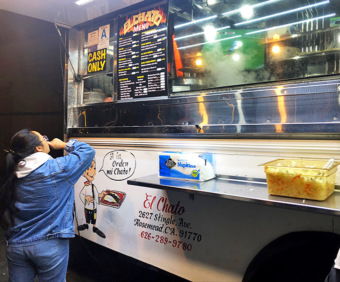 Where the magic happens&mdash;a simple counter window that separates you from some of the most satisfying food in Los Angeles.