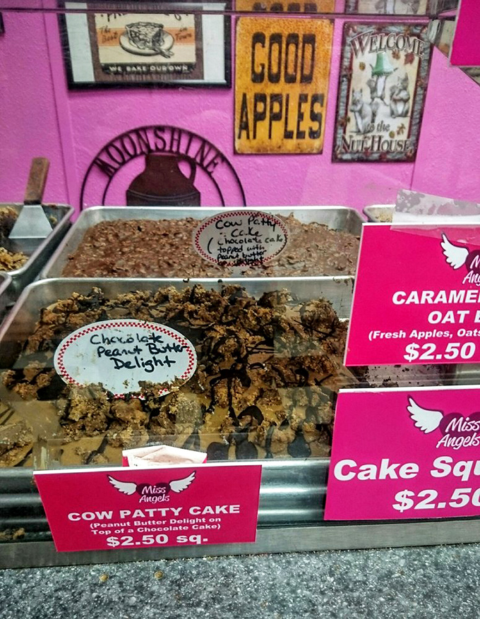 "Cow Patty Cake" proves that sometimes the most delicious things come with the least appetizing names. Chocolate and peanut butter in blissful union.