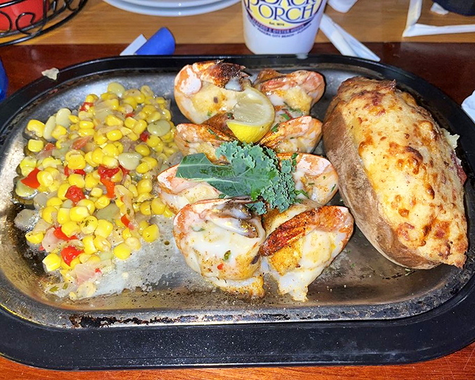 Crab-stuffed shrimp &ndash; because sometimes one type of seafood simply isn't enough for a proper Gulf Coast celebration.