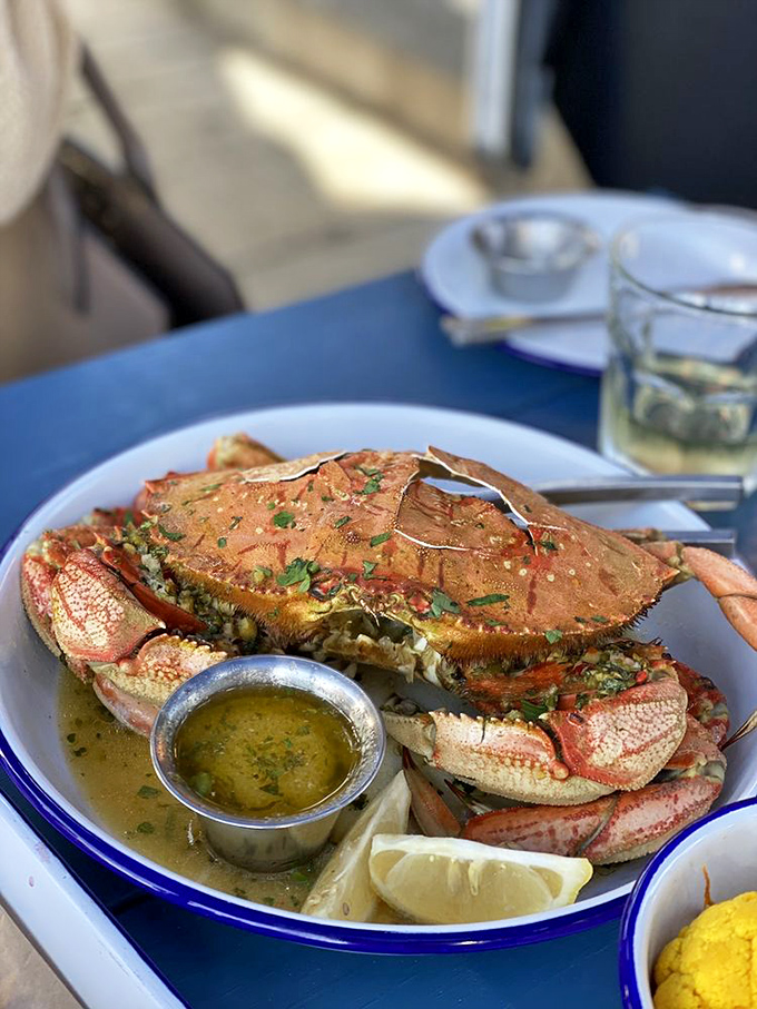 Dungeness crab in all its glory&mdash;a California treasure that requires work to eat and makes you earn every sweet, delectable morsel.