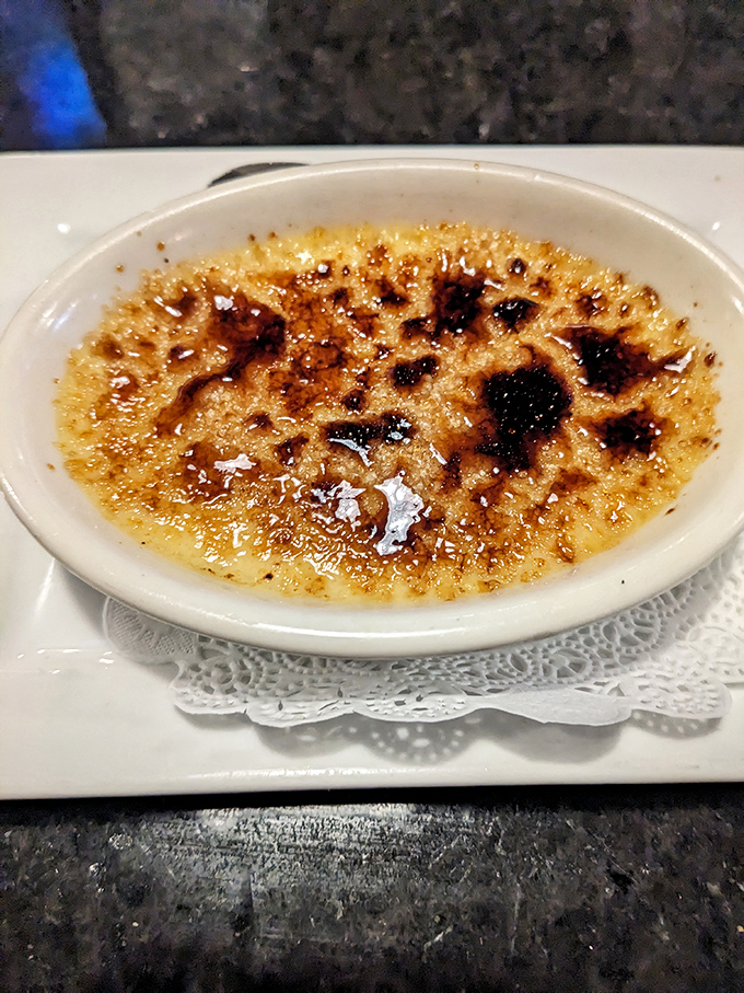 Crack through that perfectly caramelized sugar top and discover the silky custard beneath. Cr&egrave;me br&ucirc;l&eacute;e: dessert's perfect contradiction.