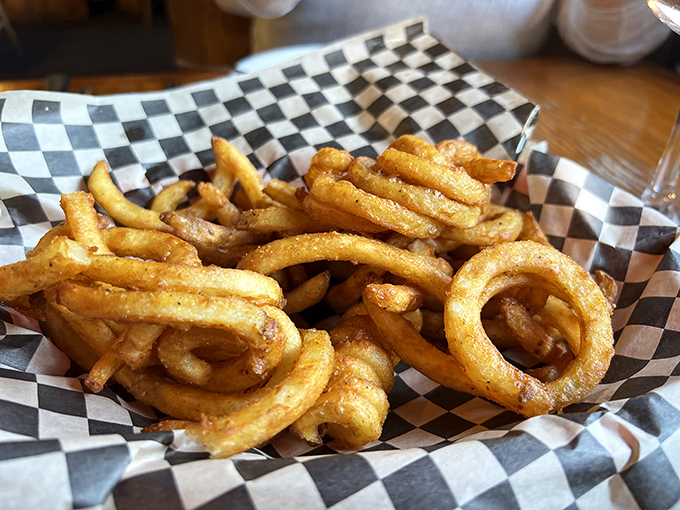 Curly fries that have achieved the perfect state of golden crispiness. These spiralized potatoes didn't just go to culinary school&mdash;they graduated with honors.