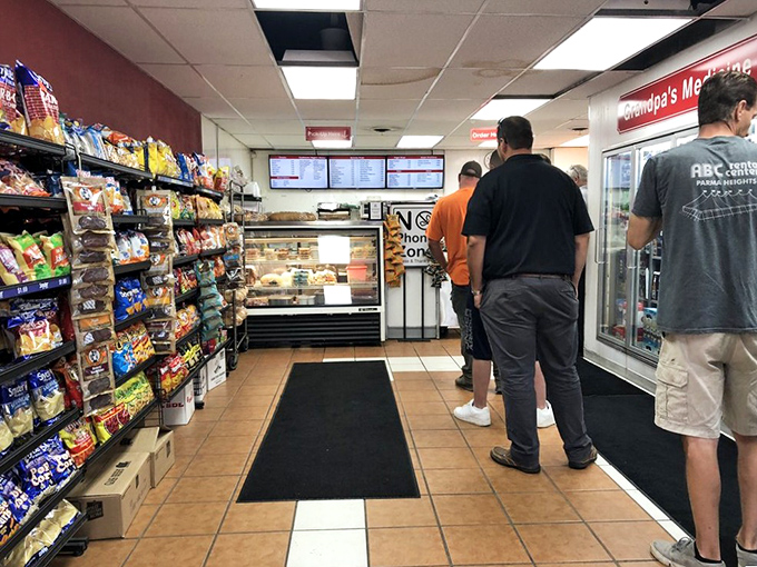 The line forms for good reason. These customers know that patience is rewarded with sandwich perfection&mdash;a universal truth at beloved local institutions. 