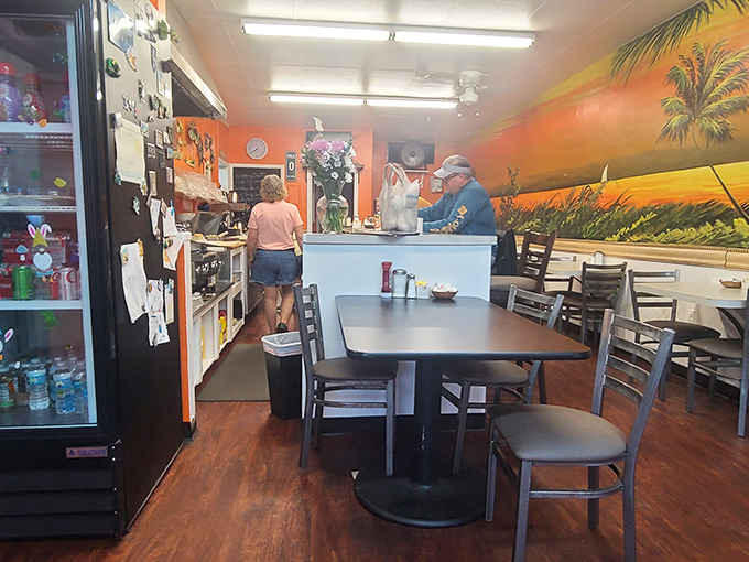 The open kitchen concept lets you witness breakfast artistry in action &ndash; no smoke, no mirrors, just honest cooking.