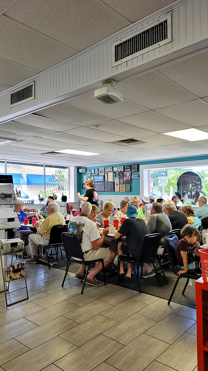 A full house at breakfast tells you everything you need to know. When locals pack a place this consistently, they're not just eating—they're voting.