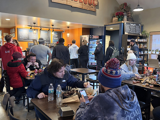 The line of devoted diners tells the real story&mdash;these folks know the difference between good barbecue and life-changing barbecue.