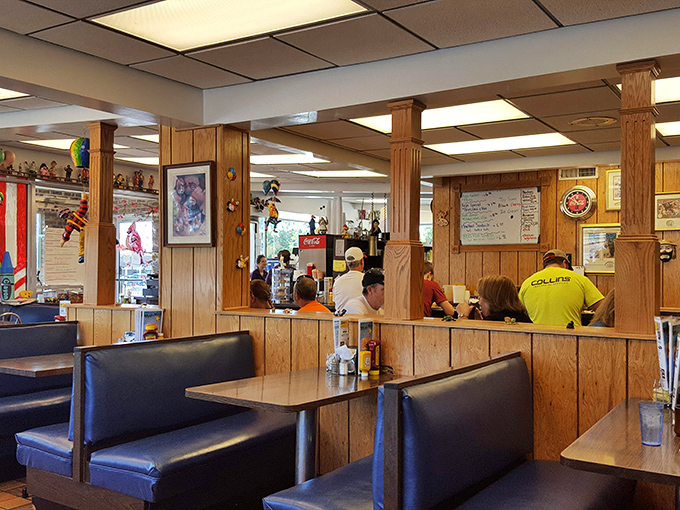 Every booth tells a story, every table holds memories. The wood-paneled walls have absorbed decades of laughter, gossip, and "please pass the ketchup."