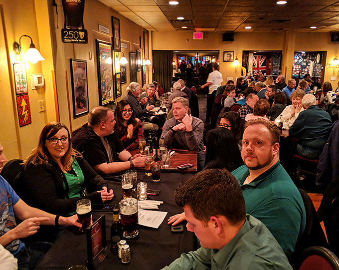 A packed house of happy diners proves the universal truth: great British food brings people together, even thousands of miles from London.