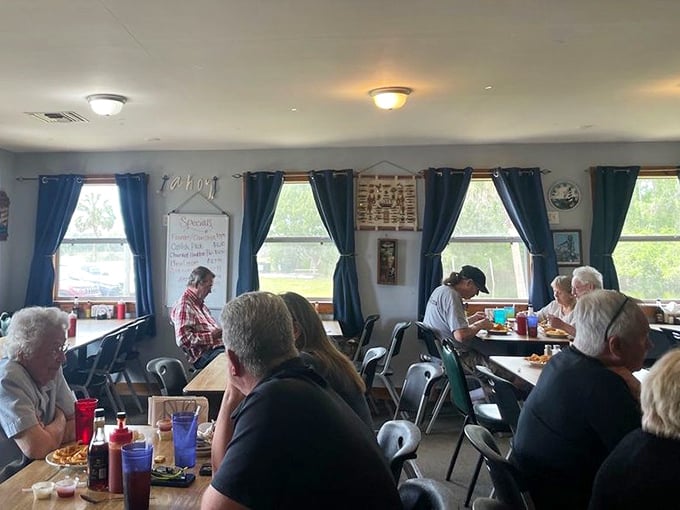 The true measure of a great seafood joint? When locals outnumber tourists and everyone's too busy enjoying their food to talk.