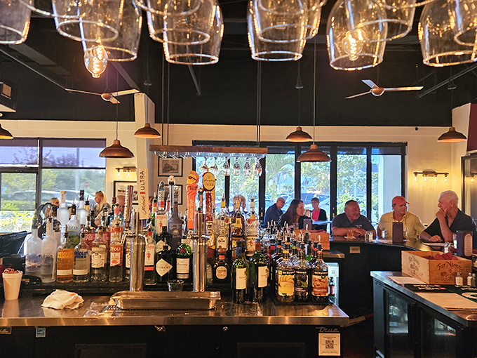 The bar area buzzes with the energy of locals who've discovered that good drinks and conversation are the perfect appetizer to prime rib.