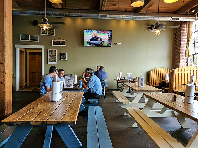 Even on a weekday afternoon, the faithful gather at their wooden pews to worship at the altar of slow-smoked perfection.