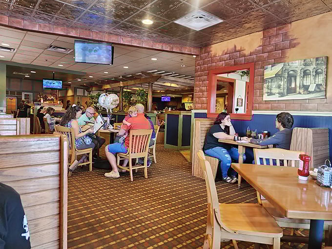 Where locals gather to break bread and share news. In the age of smartphones, actual face-to-face conversation still happens here.