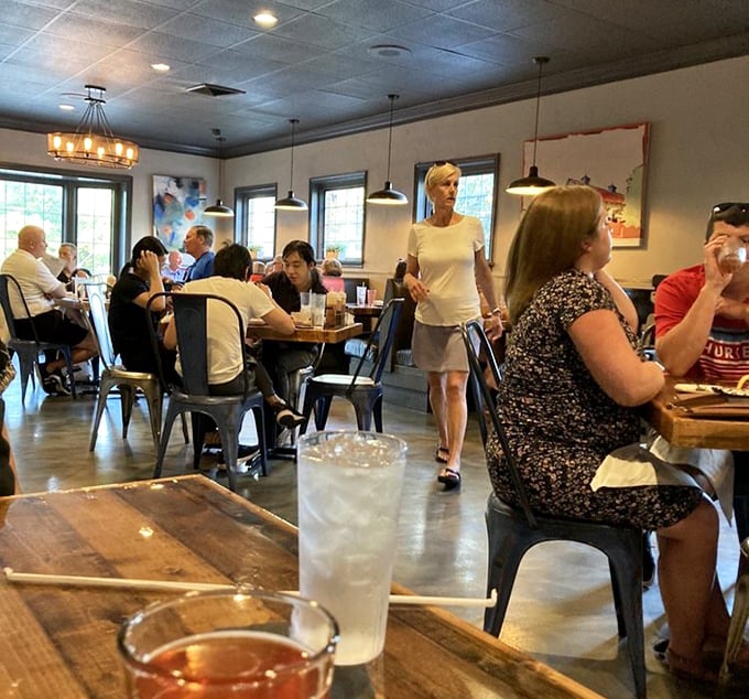 The universal language of barbecue brings people together. That look of concentration? It's the face of someone having a serious conversation with their taste buds.