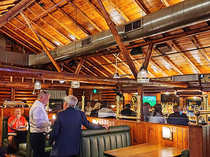 Where business deals and anniversary celebrations happen under the same rustic roof, united by the universal language of excellent food.