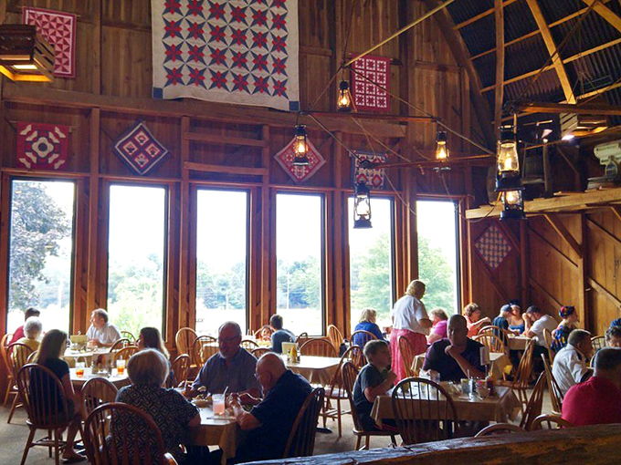 Where strangers become neighbors over plates of home-style cooking, beneath quilts that tell stories of generations past.