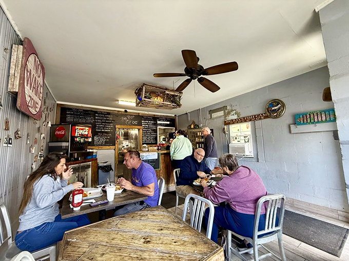 At Big Ray's, strangers become friends over the universal language of "you've got to try this." Conversations pause only for appreciative nods.