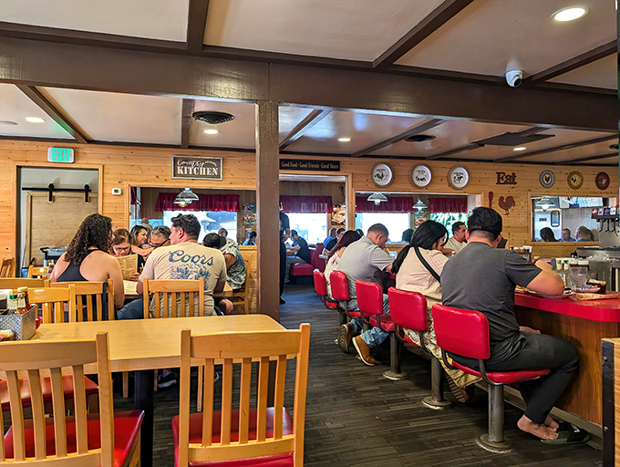 The bustling dining room speaks volumes &ndash; when locals and tourists alike pack a place on a weekday, you know you've stumbled onto something special.
