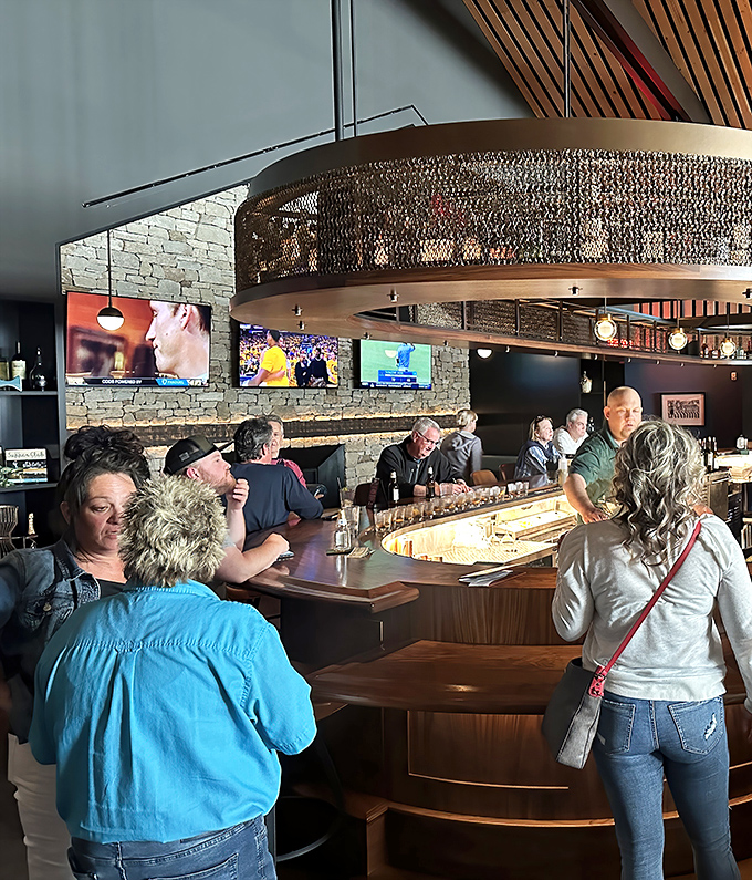 The circular bar isn't just for drinks &ndash; it's Wisconsin's social hub where strangers become friends and "just one more" becomes the evening's refrain.