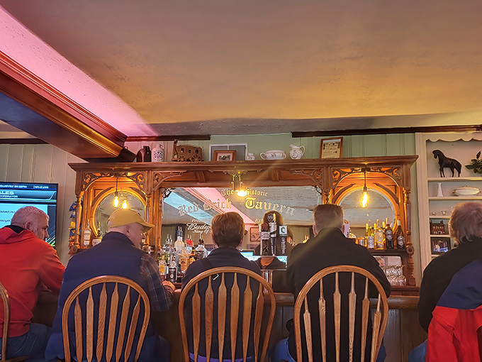 The bar where strangers become friends and locals become storytellers. These chairs have heard more Ohio tales than a county librarian.