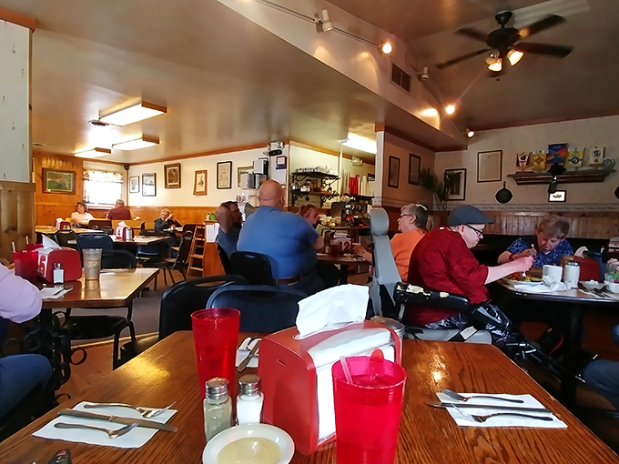 The dining room buzzes with conversation and clinking silverware&mdash;a symphony that's been playing daily for decades.