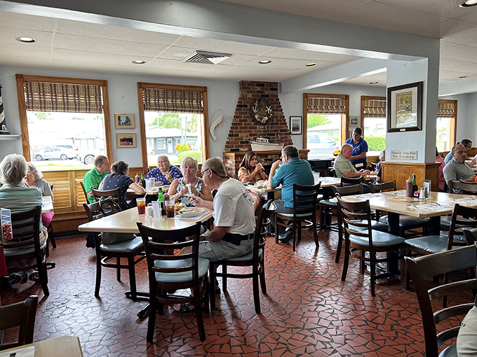 Where locals and tourists find common ground over plates of seafood. Food bringing people together &ndash; as it should.