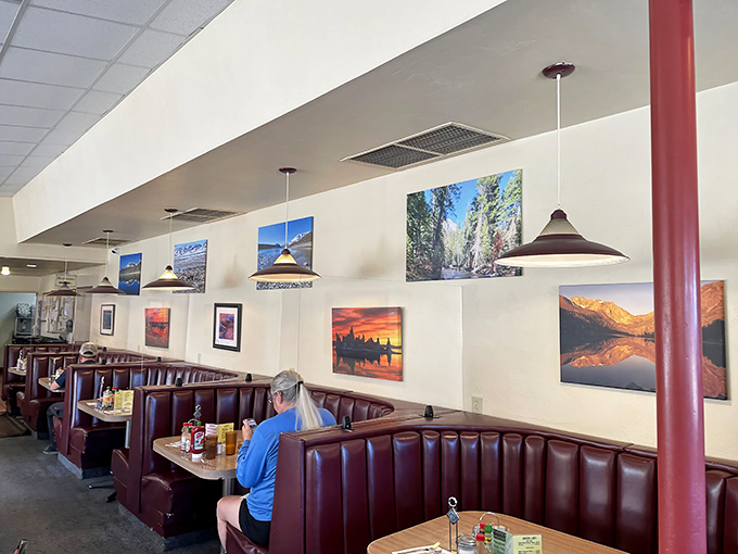 Local landscapes adorn the walls, reminding diners they're in one of California's most spectacular regions&mdash;even while focused on their next delicious bite.