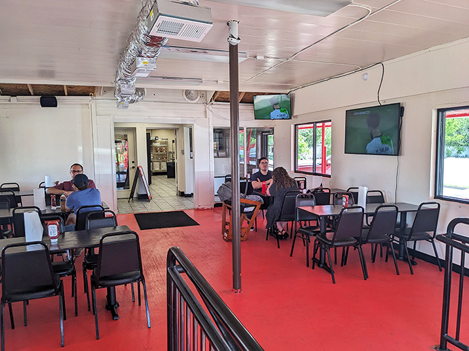 Where barbecue magic happens &ndash; not in fancy surroundings but in the quiet concentration of fellow diners focused entirely on what's on their plates.